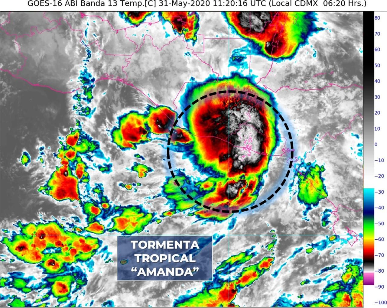 Clima | Surge tormenta tropical 'Amanda' en Centroamérica. Se espera ...