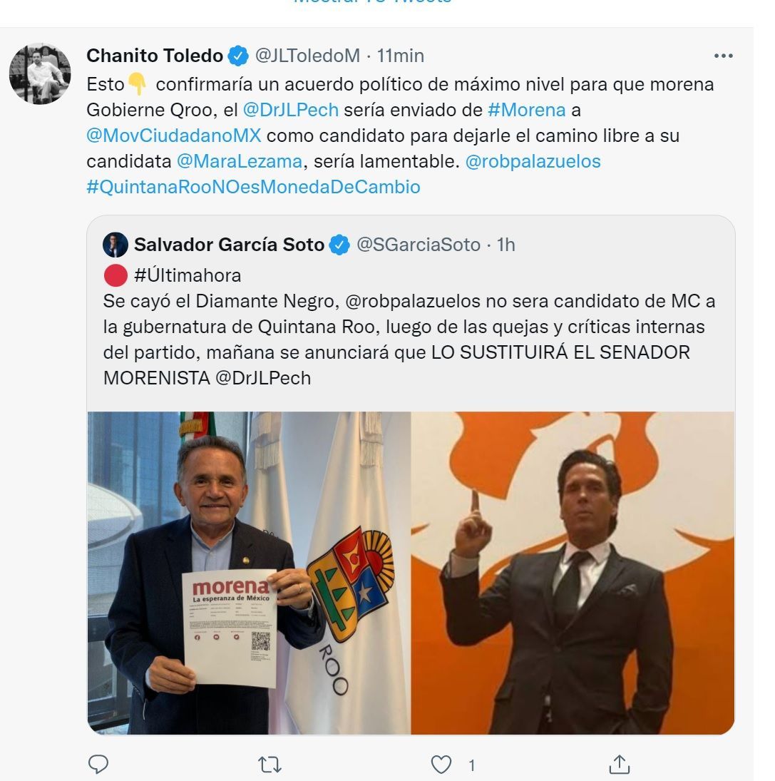 Último momento | "Pech sería enviado a MC para dejarle camino libre a ...