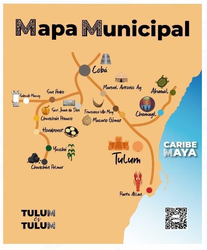 Presenta Tulum nuevo mapa turístico - Grupo Pirámide