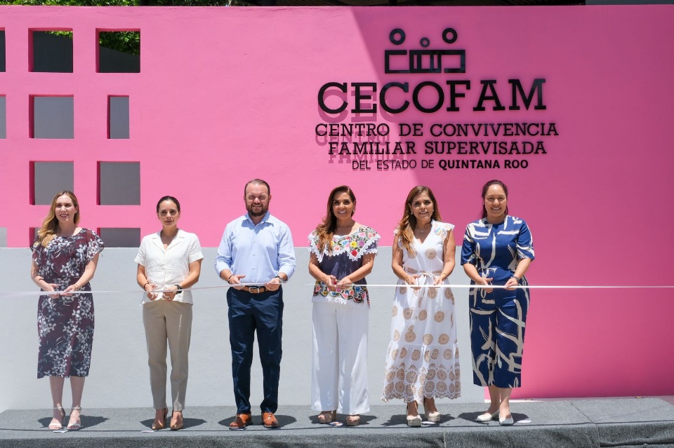 Inaugura Mara Lezama el nuevo Centro de Convivencia Familiar Supervisada (CECOFAM) en Cancún ...
